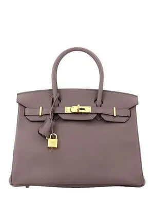 HERMES Birkin 30 Handbag - Etain