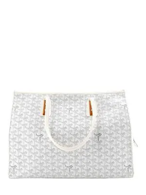 GOYARD Marquises Bag Coated Canvas - White