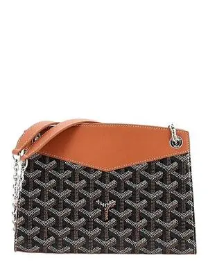 GOYARD Mini Structured Rouette Chain Shoulder Bag Coated Canvas
