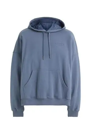 COACH Restored Hoodie With Signature Hood - Blue