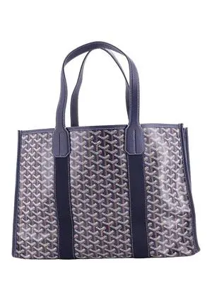 Goyard Mm Villette Tote Printed Coated Canvas - Blue