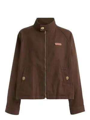 COACH Restored Harrington Jacket - Deep Brown