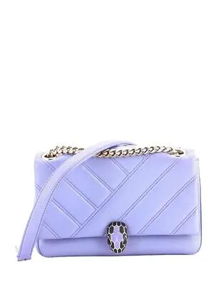 BVLGARI Small Serpenti Cabochon Shoulder Bag - Light/pastel Purple
