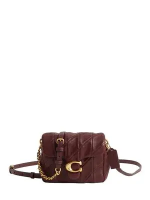 COACH Times Square Tabby Shoulder Bag 17 Brass/merlot