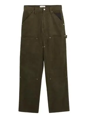 COACH Restored Corduroy Tapered Pants Olive