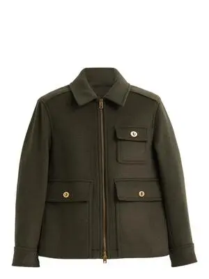 COACH Restored Short Wool Coat - Green