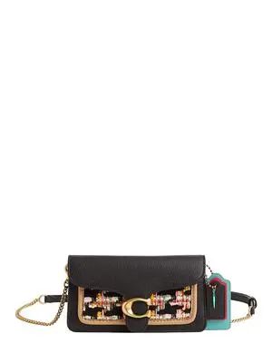 COACH Upcrafted Tabby Chain Clutch - Brass/black