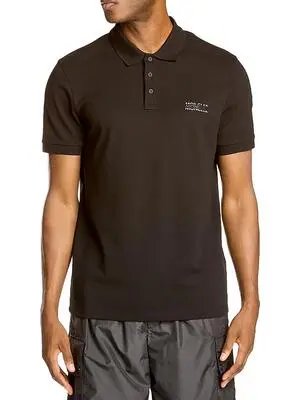Moncler Short Sleeve Polo Shirt - Black
