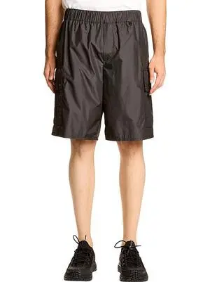 Moncler Elasticated Cargo Shorts - Black