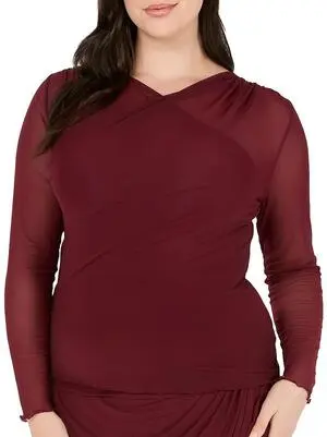 ESTELLE Annalise Mesh Top - Samba