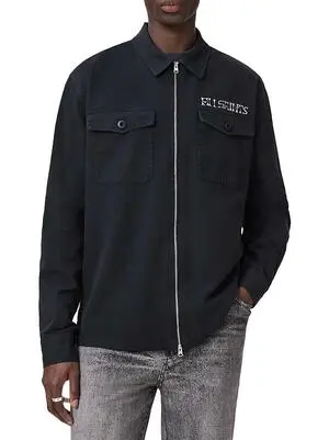 ALLSAINTS Orbit Shirt Jacket - Jet Black