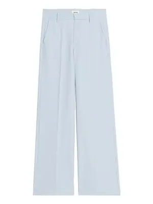 Zadig&Voltaire Panol Wide Leg Tailored Pants - Sky