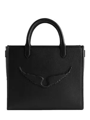 Zadig&Voltaire Angel Leather Tote - Black
