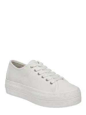 Veronica Beard Truett Platform Sneakers - Coconut