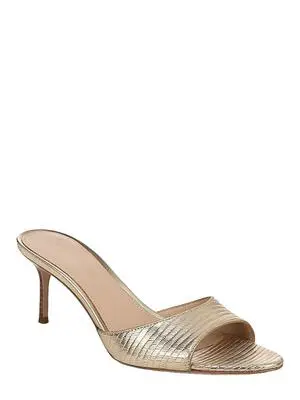 Veronica Beard Tia High Heel Sandals - Gold