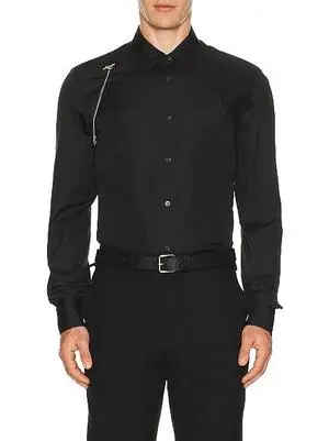 Alexander McQueen T Chain Harness Shirt - Black