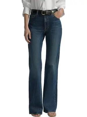A.L.C. The 347 High-rise Flare Jeans - Dark Classic Blue