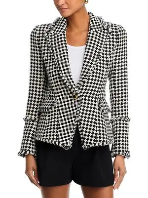 L'Agence Kaisley Blazer - Black/ivory