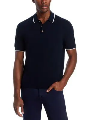 Bloomingdale'S Tipped Sweater Polo - True Navy