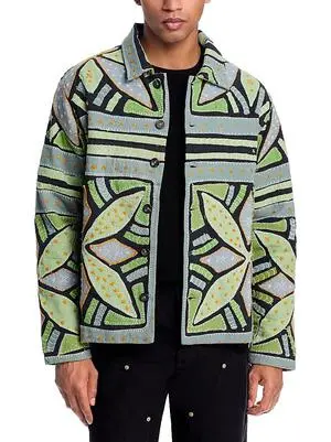 KARTIK RESEARCH Godhadi Printed Quilted Jacket