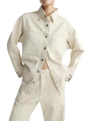 DL1961 Addison Overshirt - Ecru