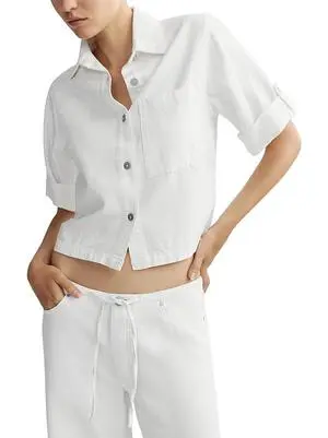 DL1961 Montauk Cropped Shirt