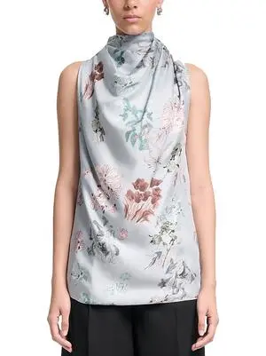 Altuzarra Sleary Silk Top - Storm Flowers