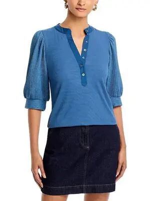 SIX FIFTY Marina Top - Coastal Blue