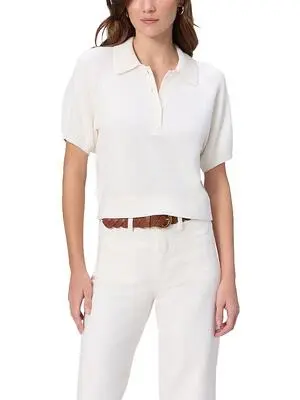 Paige Birch Polo Sweater - Ivory