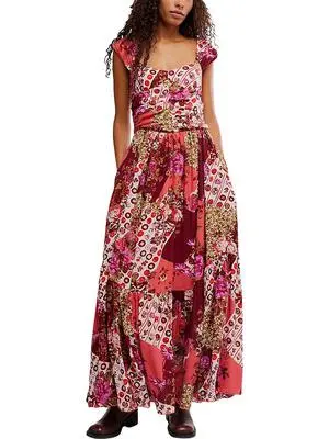 Free People Sasha Maxi Dress Strawberry