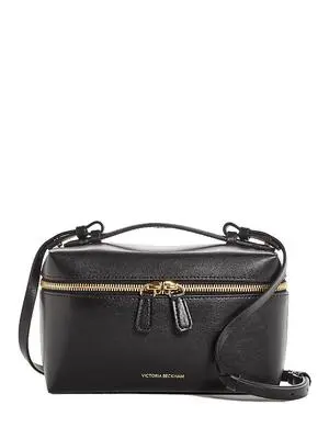 Victoria Beckham Vanity Leather Crossbody Bag - Black
