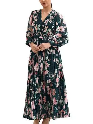 PHASE EIGHT Petites Rosa Floral Maxi Dress - Teal