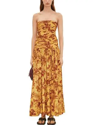 ALEMAIS Banana Blossom Gown - Marigold