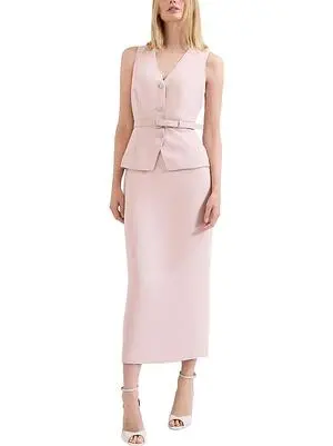 PHASE EIGHT Hilda Tux Dress - Pale Pink