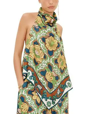 ALEMAIS Liana Silk Top - Multi