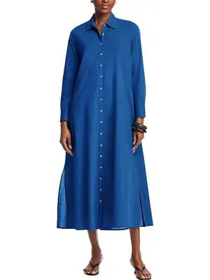 Xirena Boden Midi Shirt Dress - Capri Blue