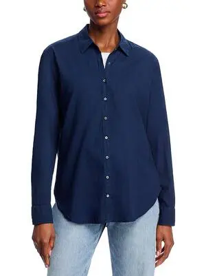 Xirena Beau Cotton Shirt - Navy