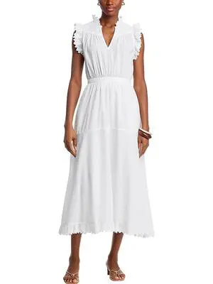 Xirena Britta Midi Dress - White