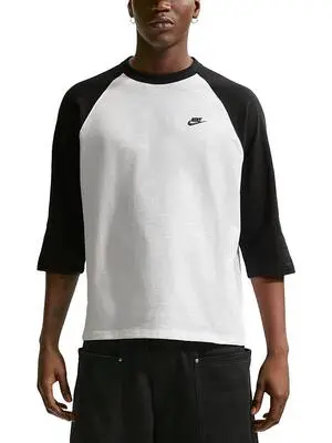 Nike Sportswear Club Raglan Shirt - Black/black