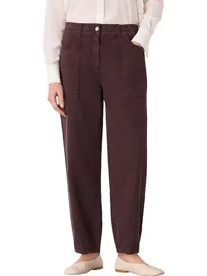 Whistles Tessa Casual Trousers - Brown