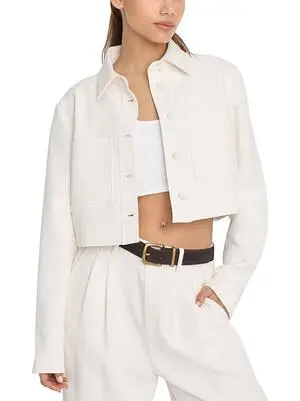 Good American Cropped Jacket - Soft Shell