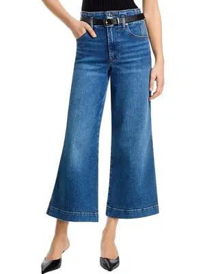 FRAME The Seamed High-rise Wide Jeans - Charity