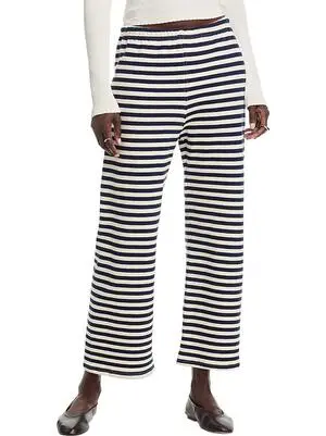 The Great. The Lap Sweatpants - Navy Sailor Stripe
