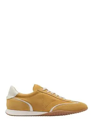Varley Asmei Suede Sneakers Leaf Yellow