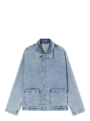 Emporio Armani Blouson Denim Jacket - Solid Light