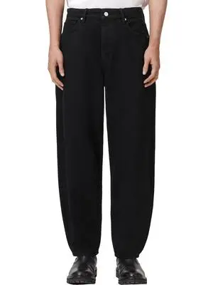 ALLSAINTS Curve Barrel Leg Denim Jeans - Black