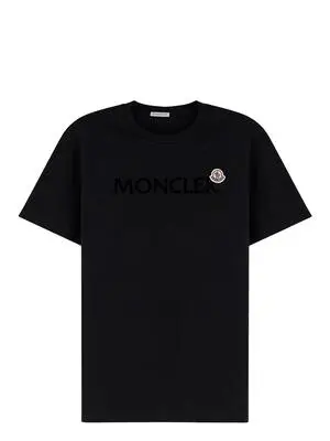 Moncler Cotton Tshirt - Black