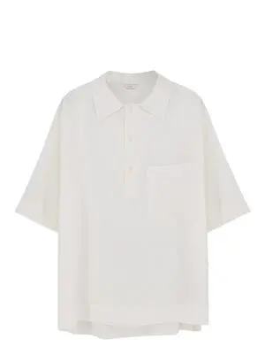 HEVO Montursi Linen And Viscose Shirt - White
