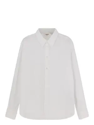 Celine Relaxed Cotton Shirt - White