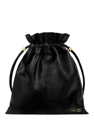 Celine Leather Crossbody Bag Black